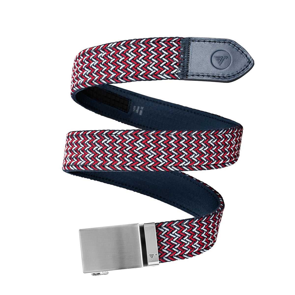 Braided Elastic Belt - Red/White/Blue – Mission Belt