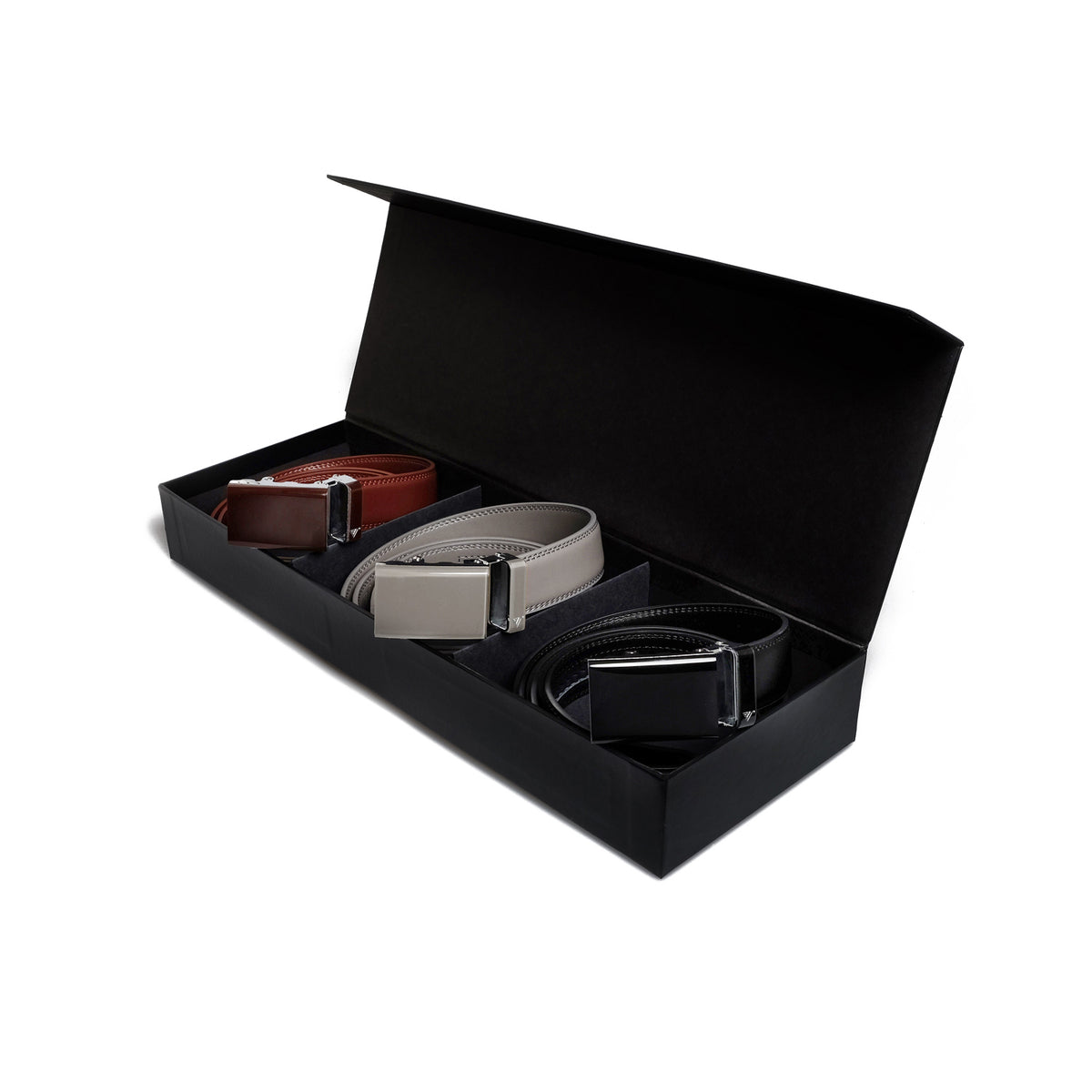 Mission Belt Gift Box | 35mm Fresh Collection | Black, Brown, and Gray ...